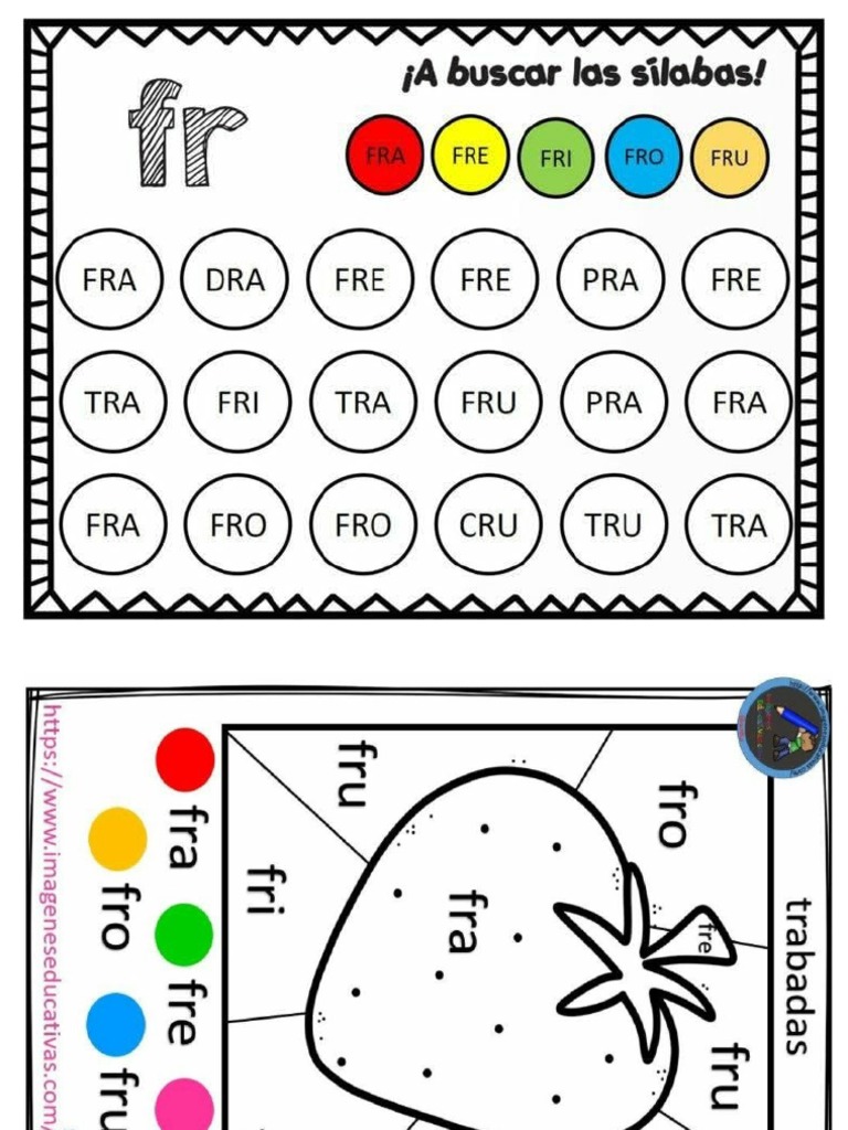 Colorea Segun Silabas | PDF