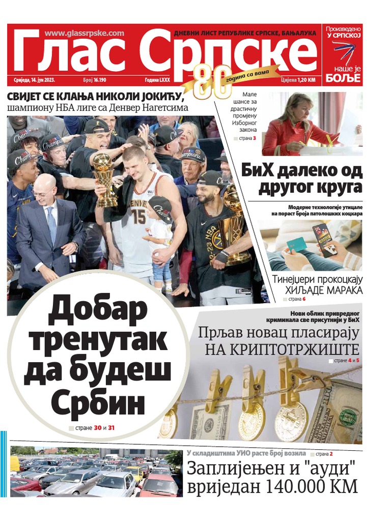 Glas Srpske 20230614 | PDF