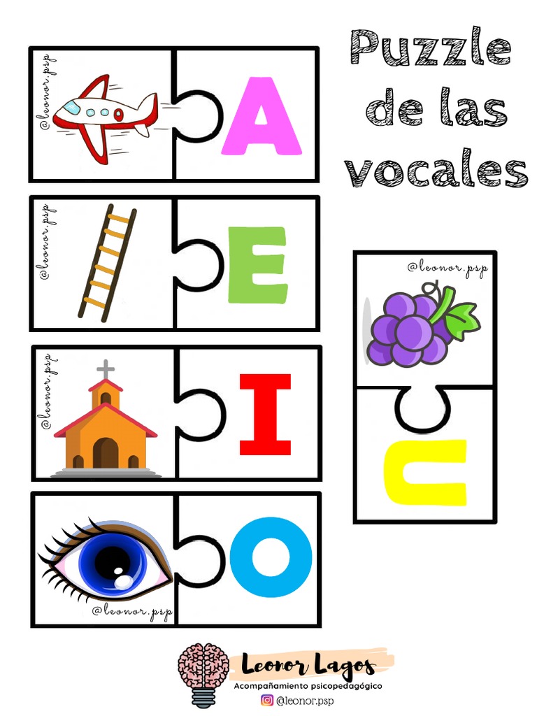 puzzle vocales de regalo | PDF