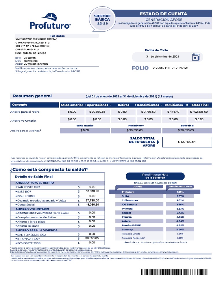 Duplicado Edo Cuenta | PDF