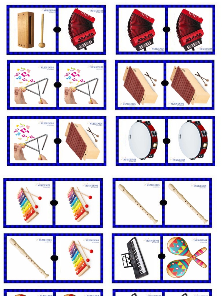 Dominó de Instrumentos-Musigenios | PDF