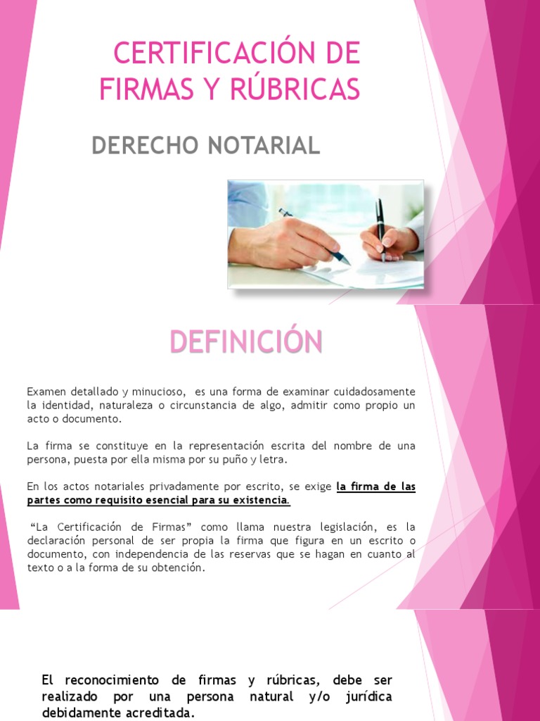 CERTIFICACIÓN DE FIRMAS Y RÚBRICAS | PDF | Justicia | Crimen y violencia