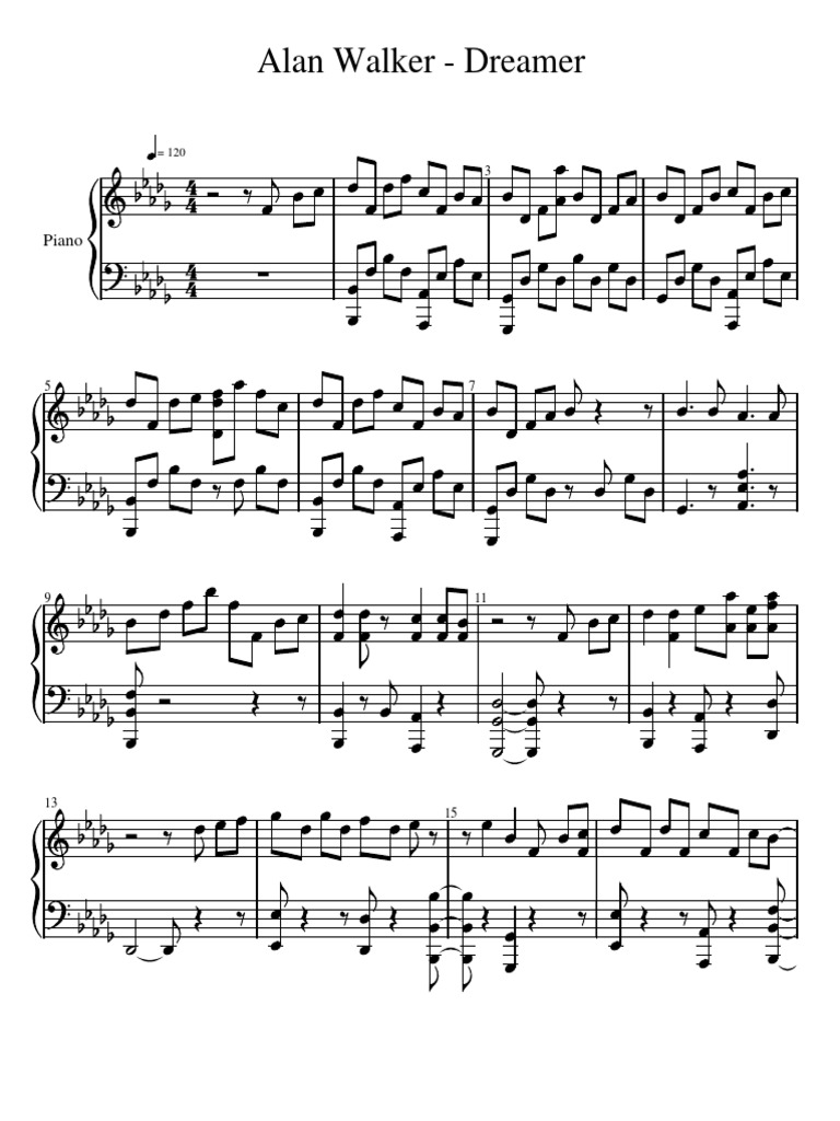 Alan Walker - Dreamer | PDF