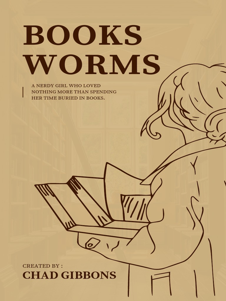 Brown Simple Full Photo Bookworms Book Cover | PDF