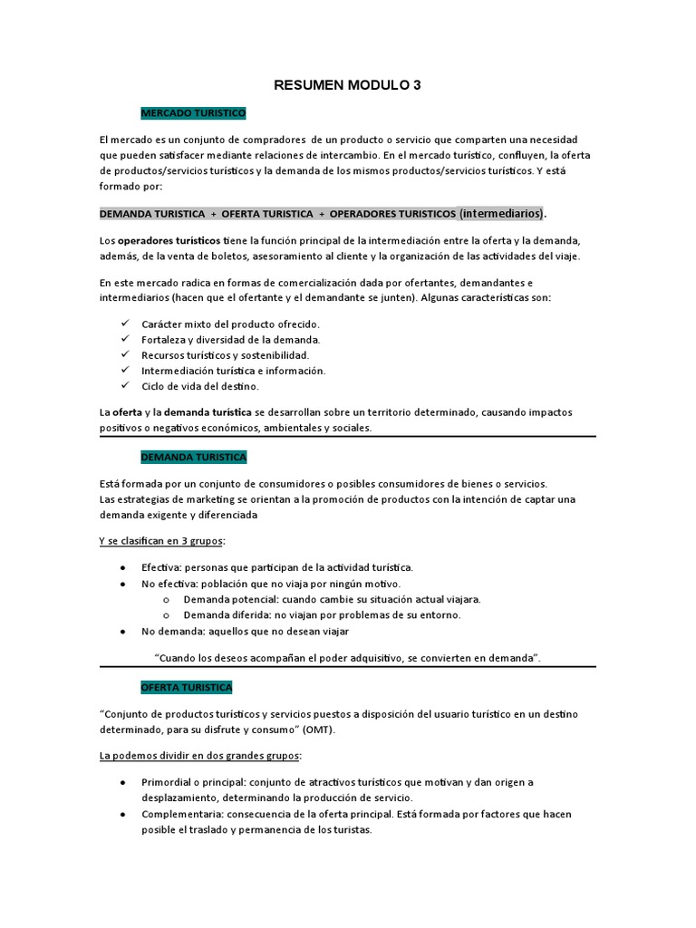 Resumen Modulo 3 | PDF