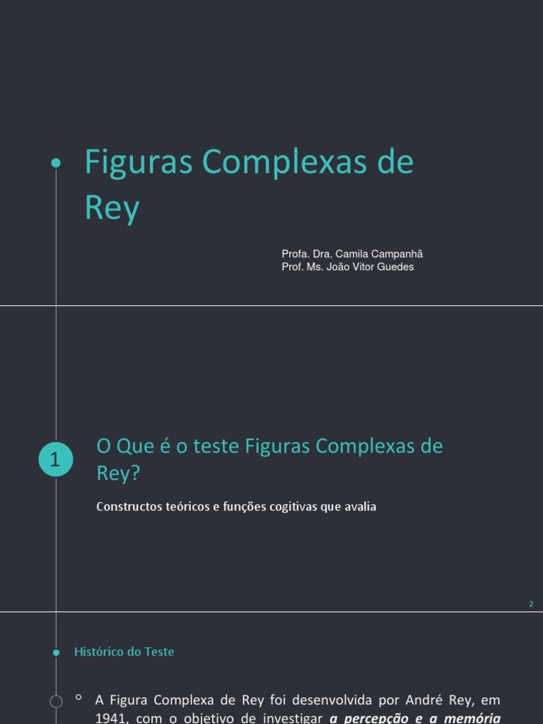 Avaliação Neuropsicológica com Figuras de Rey | PDF | Neuropsicologia ...