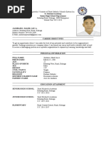 Resume Working Student Jollibee | PDF | Teachers | Learning