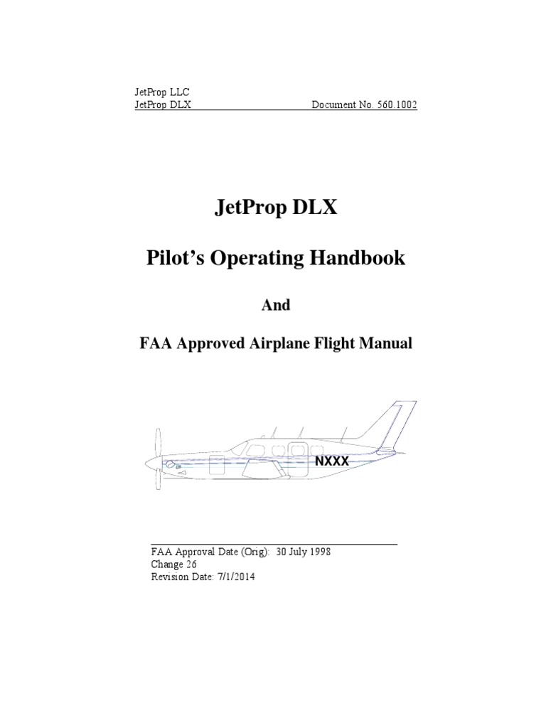 JetProp FLT Manual Complete With Change 26 | PDF | Instrument Flight ...