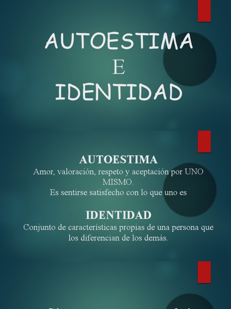 Identidad y Autoestima en la Fe | PDF | Crecimiento personal y profesional