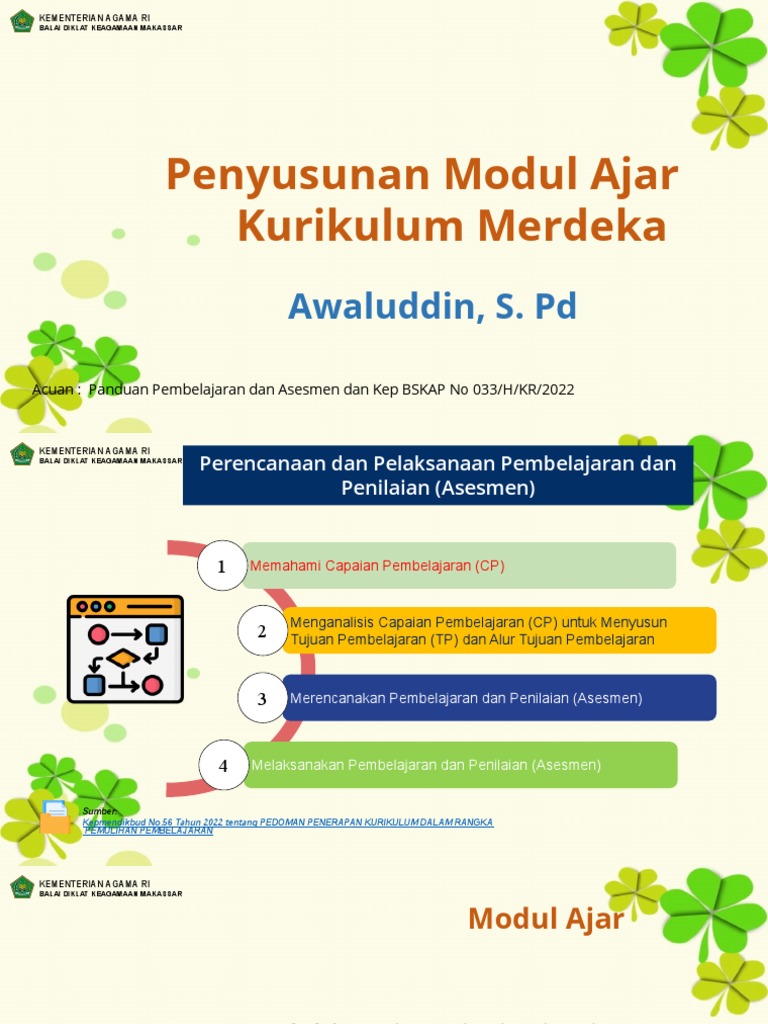 Penyusunan Modul Ajar | PDF