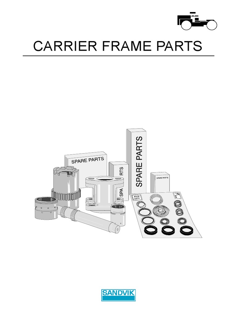 08 - Carrier Frame Parts | PDF | Axle | Machines