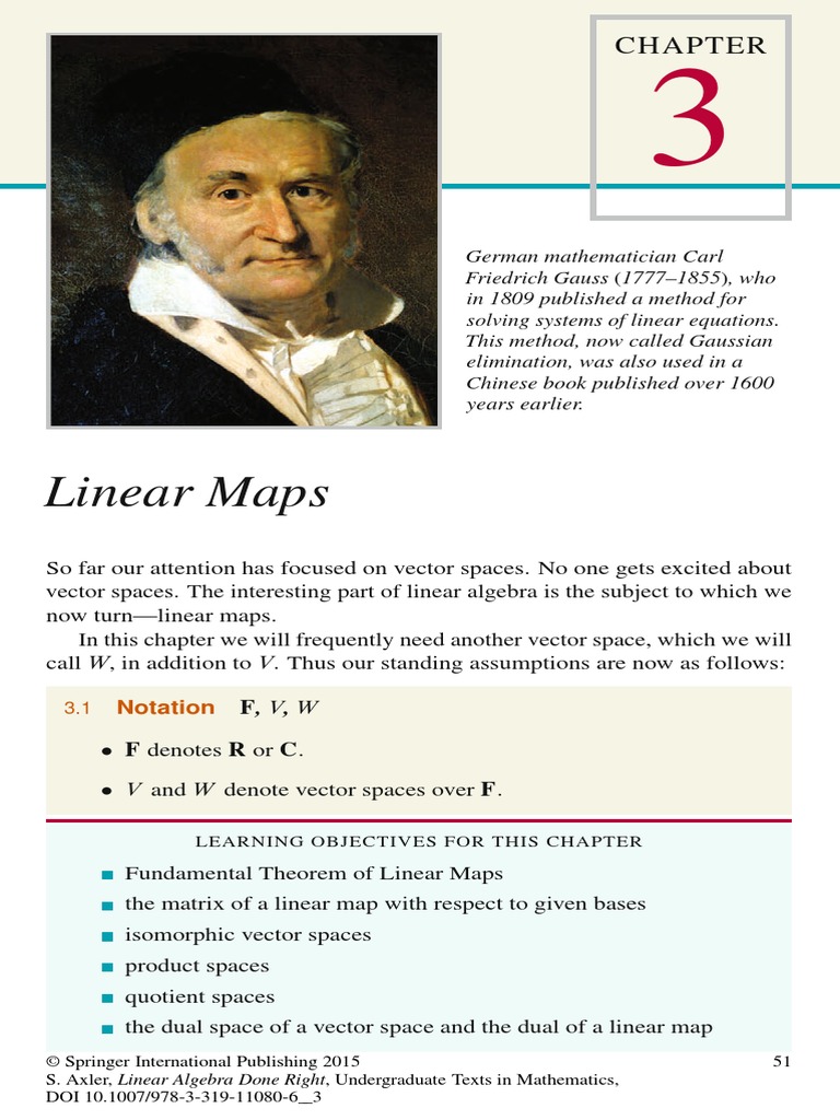 Capitulo - TL - Linear Algebra Done Right | PDF | Matrix (Mathematics) | Linear Map