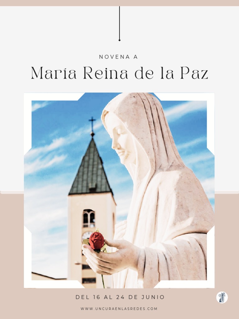 Novena A Maria Reina de La Paz | PDF | María, madre de Jesús | Oración