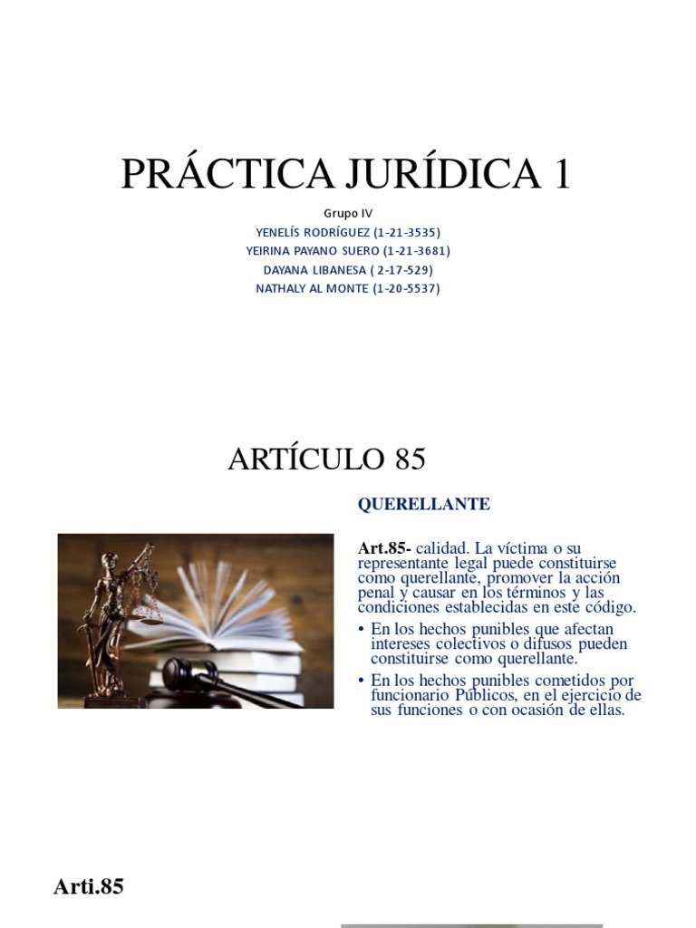 Práctica Juridica | PDF