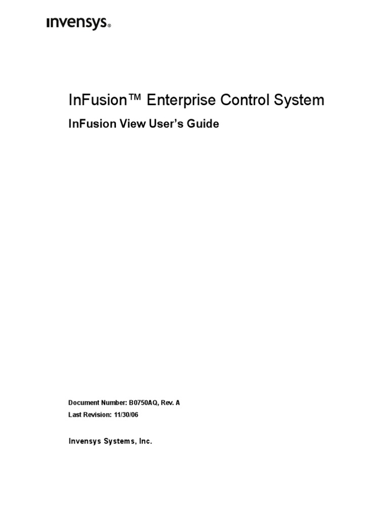 B0750aq - InFusion View | PDF | Login | Menu (Computing)