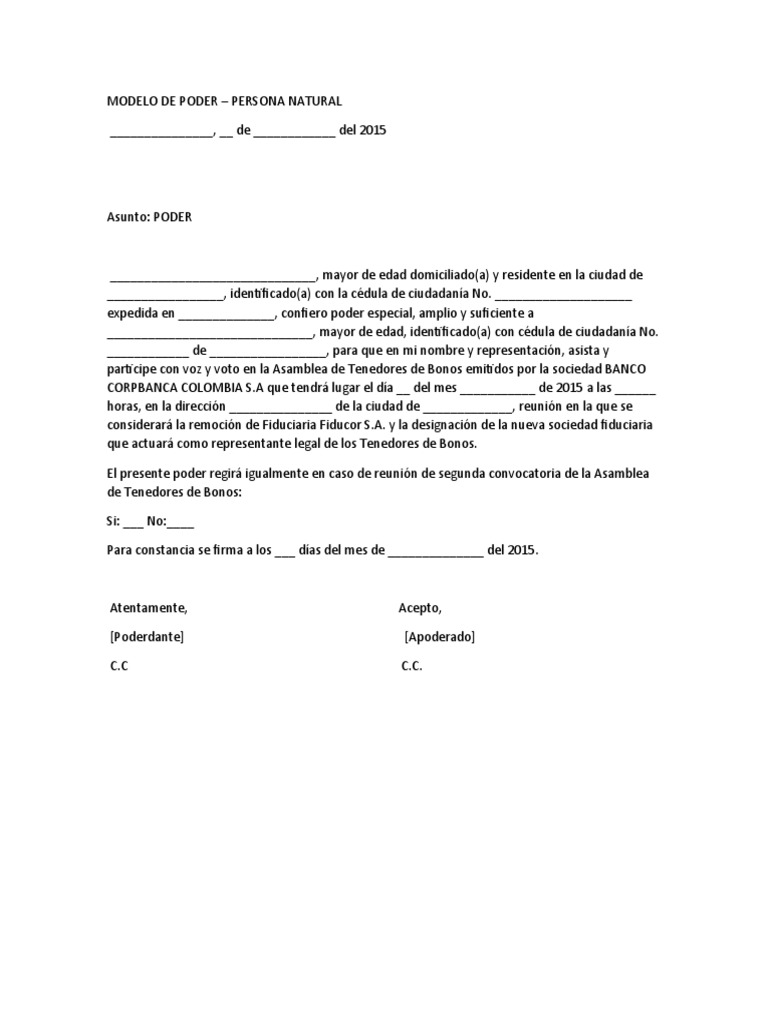 MODELO DE PODER General | PDF