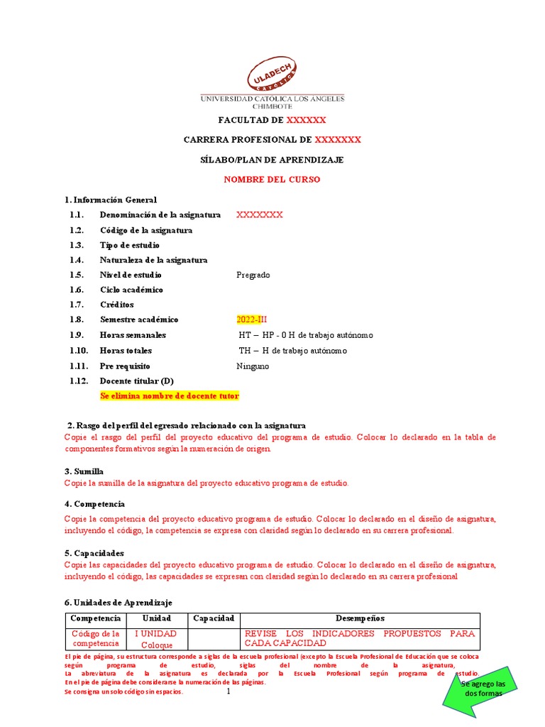 Modelo_Adecuación SPA_2022-III (capacitadora) | PDF | Aprendizaje ...