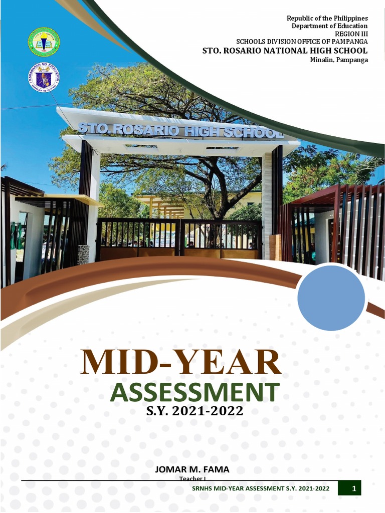 Template Mid-Year Assessment (Filipino Department) | PDF