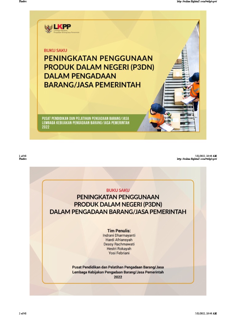 Buku Saku P3DN | PDF