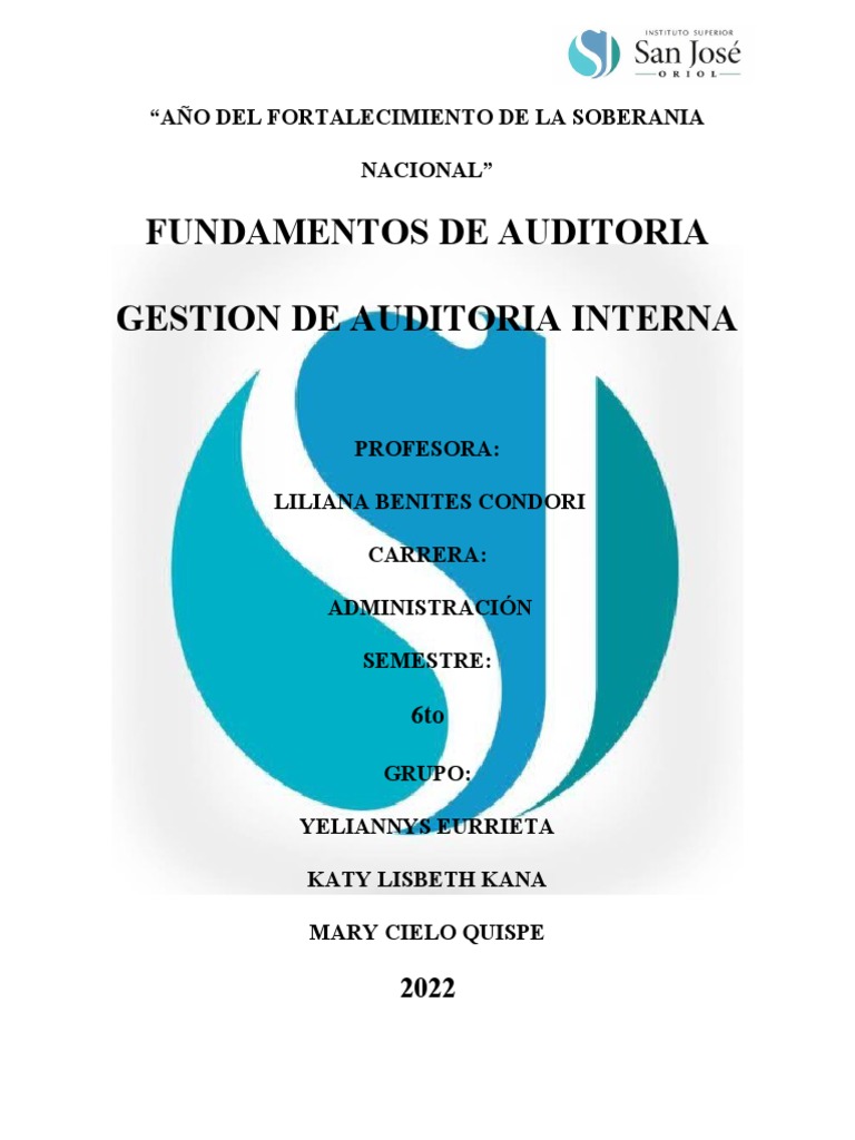 Gestion de Auditoria Interna | PDF | Auditoría | Contralor