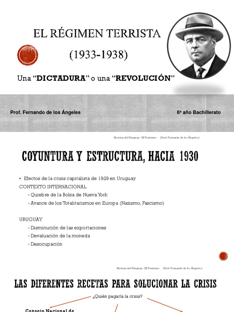 El Régimen Terrista | PDF | Uruguay | Gobierno