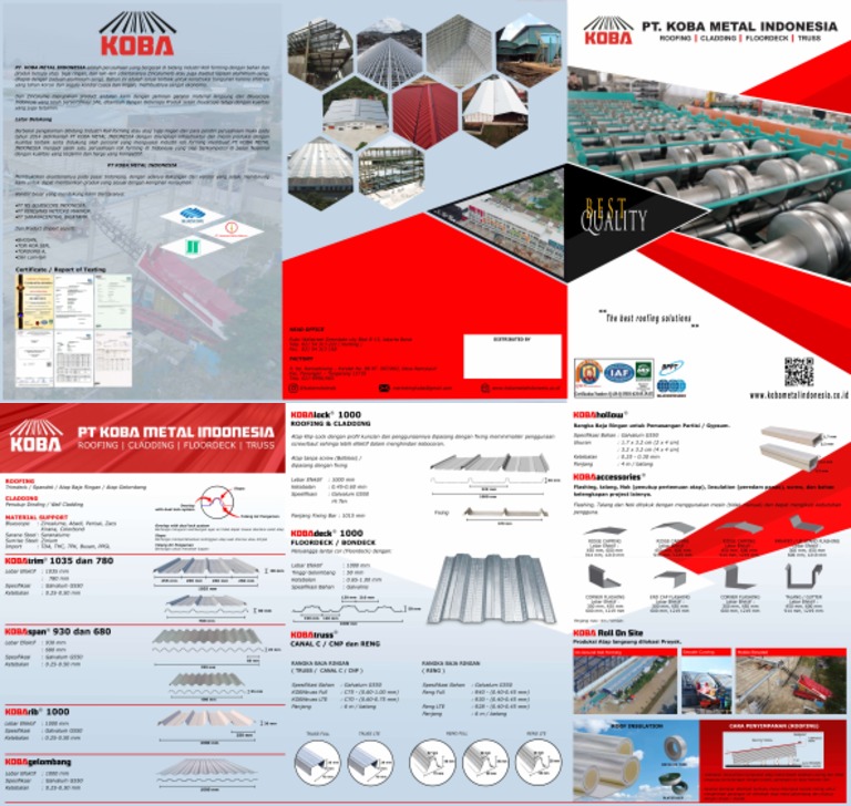 brosur kobalock atap | PDF