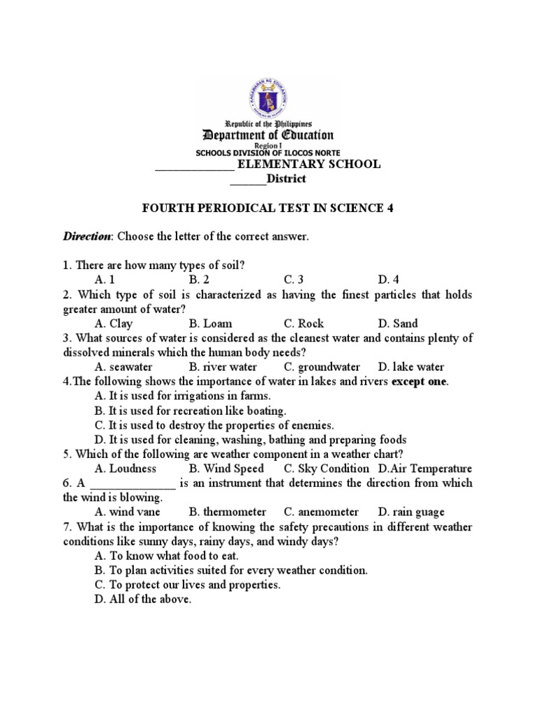 PT Science 4 Q4 | PDF