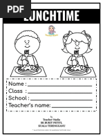 Year 1 Unit 4 Lunchtime | PDF | Lunch | Fruit