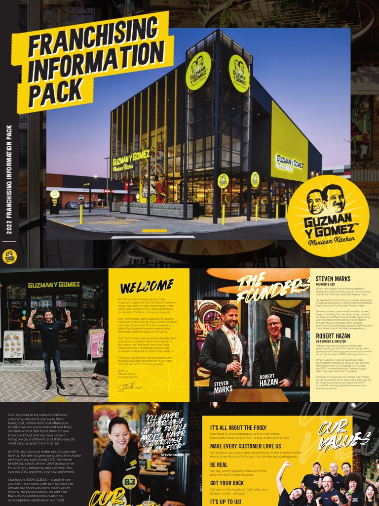 Franchisee Information Pack Feb 23 | PDF | Franchising | Food And Drink