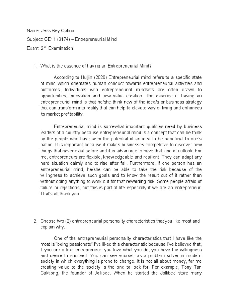 2nd Exam (Ge11) | PDF