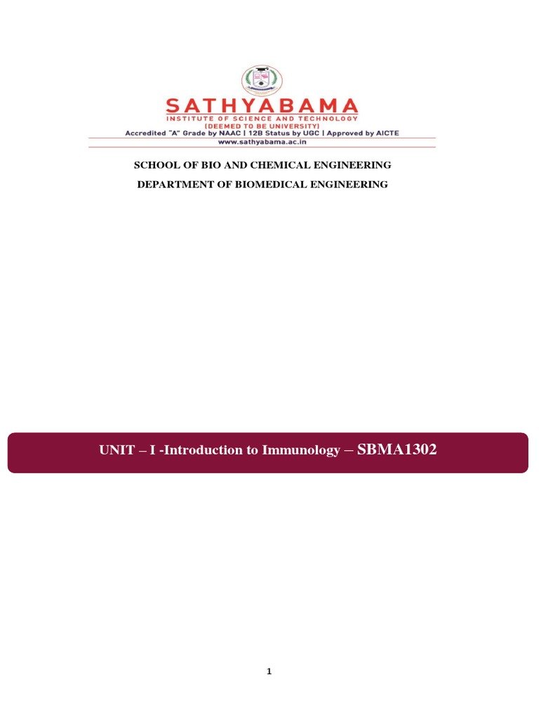 Immunology Notes | PDF