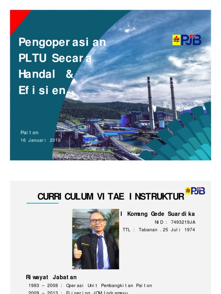 Operasi PLTU: Efisiensi & Keandalan | PDF | Sains & Matematika | Komputer