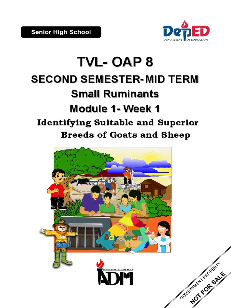 Oap 8-Q3-Module 1 | PDF | Sheep | Goat
