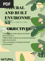 Man Made Environment | PDF | Natural Environment | Sustainability