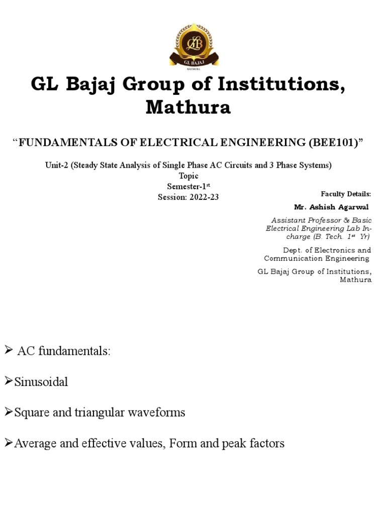 Electrical Engineering Basics | PDF