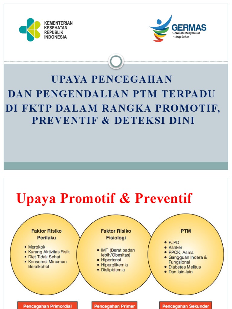 Promotif, Preventif, Deteksi Dini PTM | PDF