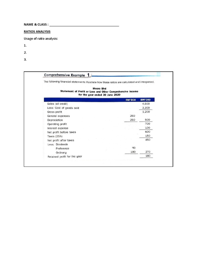 Ratios Analysis-Mesra BHD | PDF