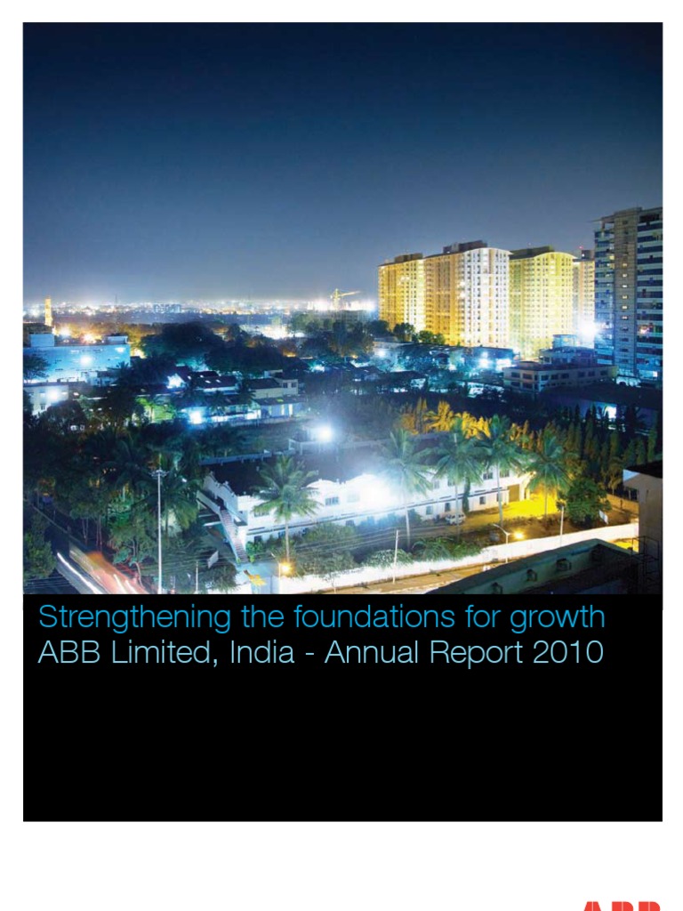 ABB India Annual Report 2010 | PDF