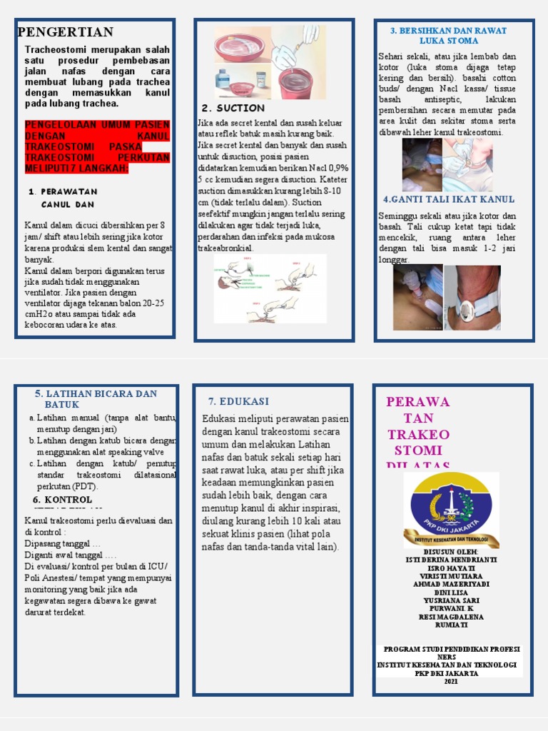 Leaflet Trakeostomi Kel A | PDF