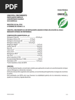 Agrigrow Ca B ZN - Ficha Técnica | PDF | Toxicidad | Calcio