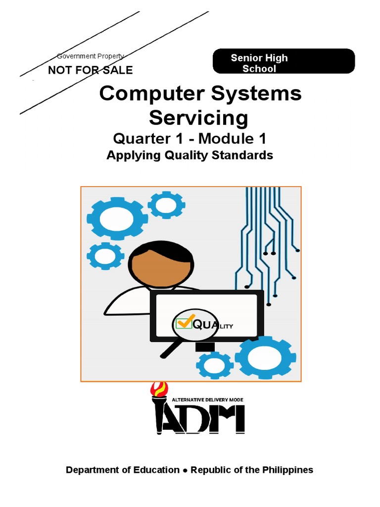 Ict Css12 Q1 Mod1 Applying Quality Standards Version1 Pdf 