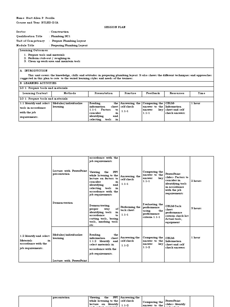 Template Session Plan | PDF | Microsoft Power Point | Lecture Template Session Plan | PDF | Microsoft Power Point | Lecture
