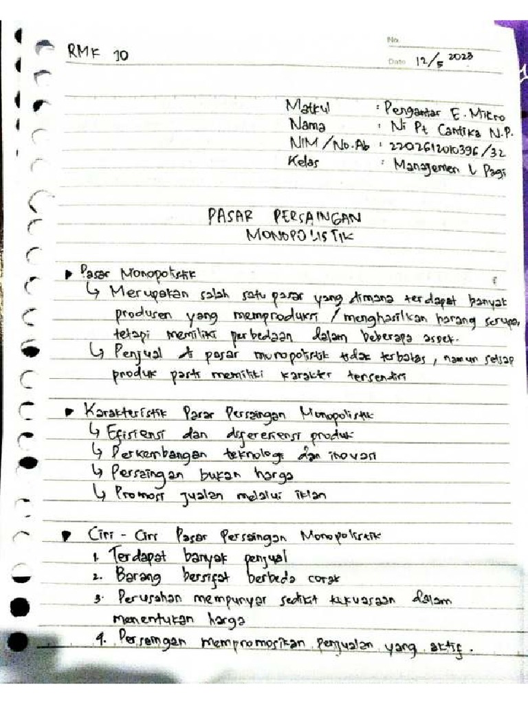 RMK 10 - Ni Putu Cantika Nadia Putri - 32 | PDF