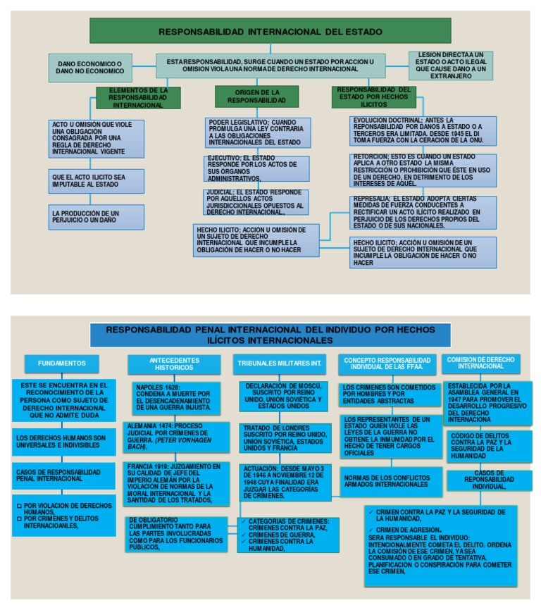 Mapa Conceptual - Modulo D. Internacional | PDF | Crímenes | Crimen y violencia