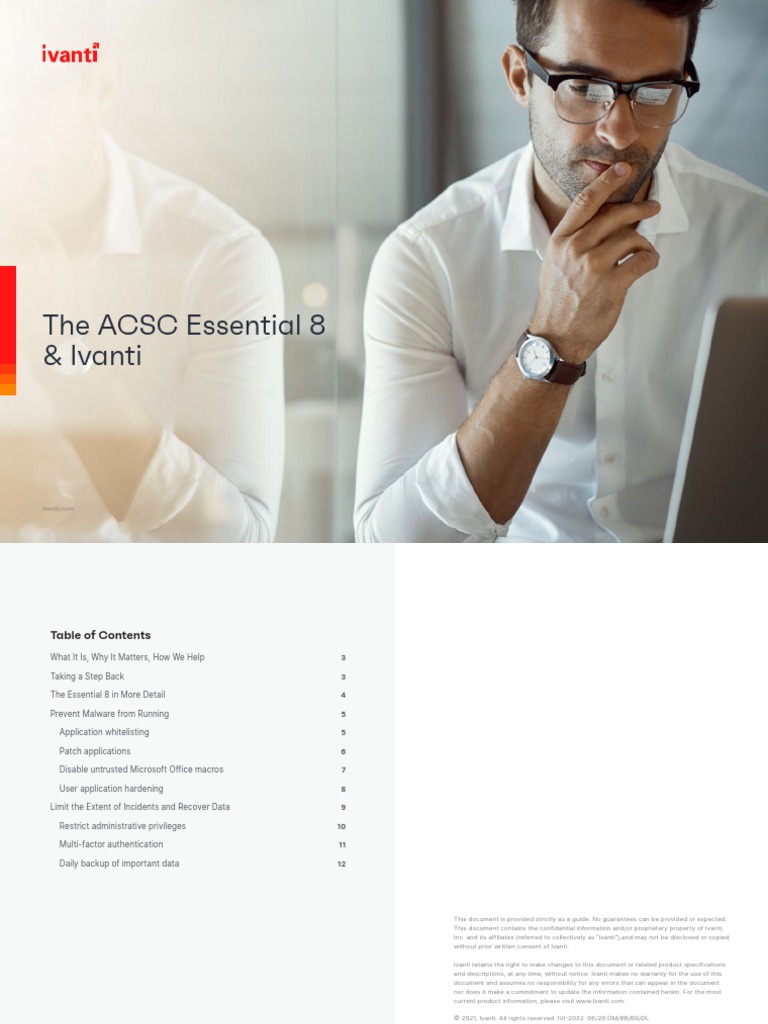 IVI 2032 Asd Essential 8 WP - A4 | PDF | Security | Computer Security