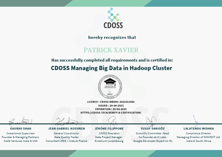 Patrick Xavier | PDF