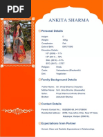 20 Marriage Biodata Format Word | PDF