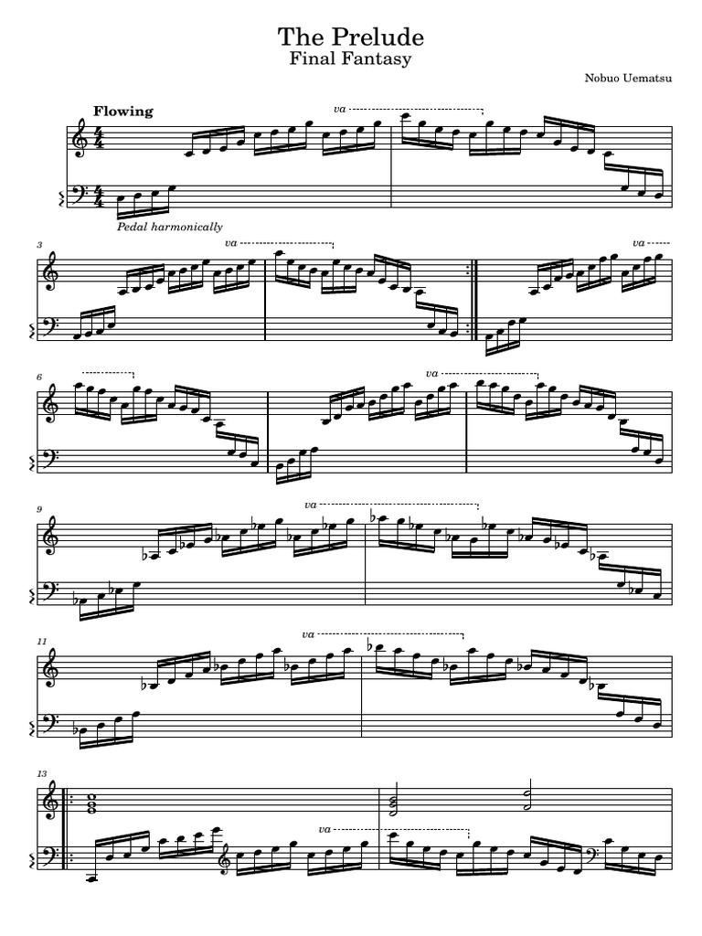 Final Fantasy Prelude Nobuo Uematsu | PDF | Gaming | Worldbuilding Final Fantasy Prelude Nobuo Uematsu | PDF | Gaming | Worldbuilding