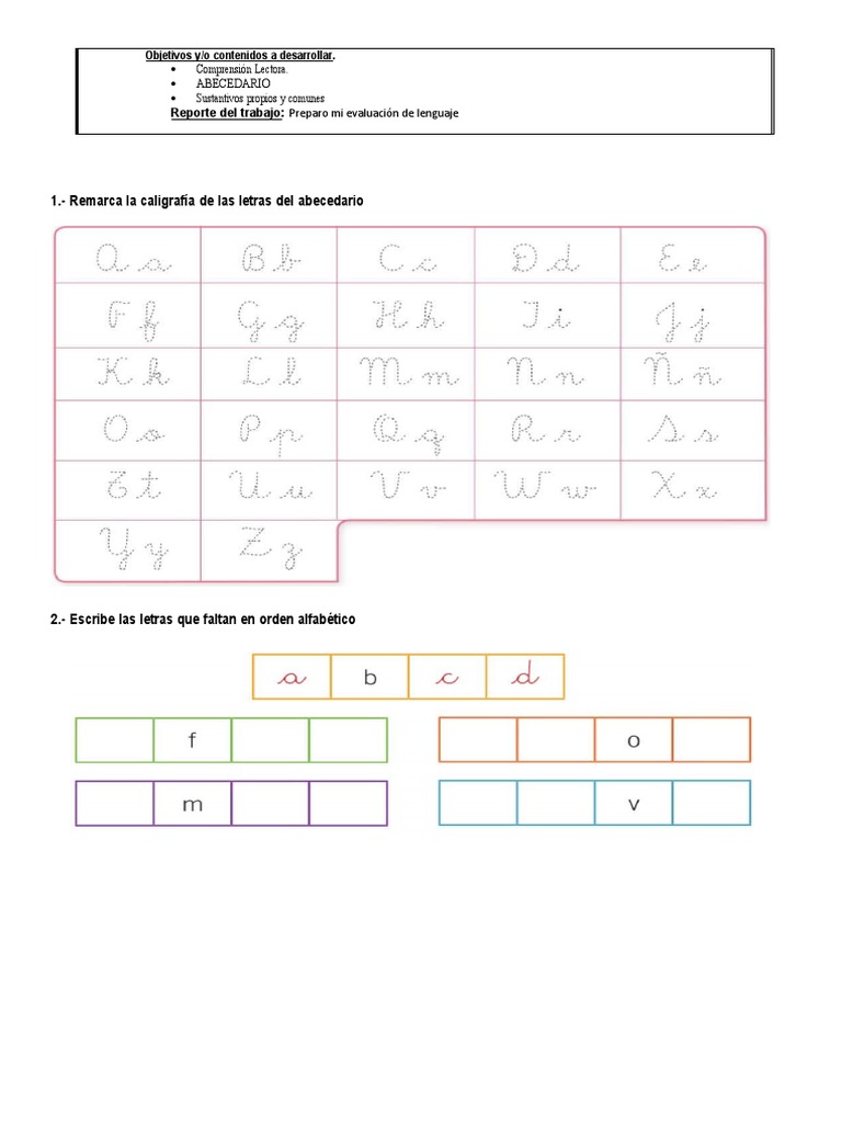 Guía de Orden Alfabético | PDF