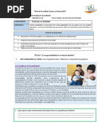 Ficha de Trabajo 3 EDA 4 DPCC | PDF | El embarazo | Adolescencia